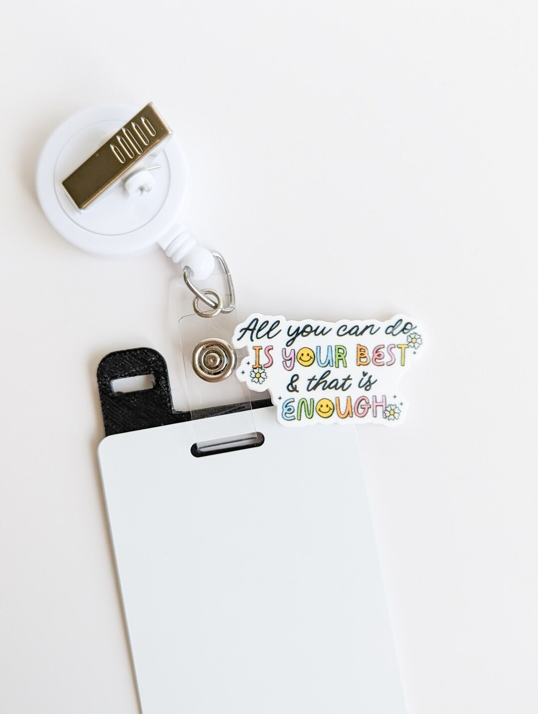 Badge Topper / CHARM COLLECTION Do Your Best Charm Only - Etsy