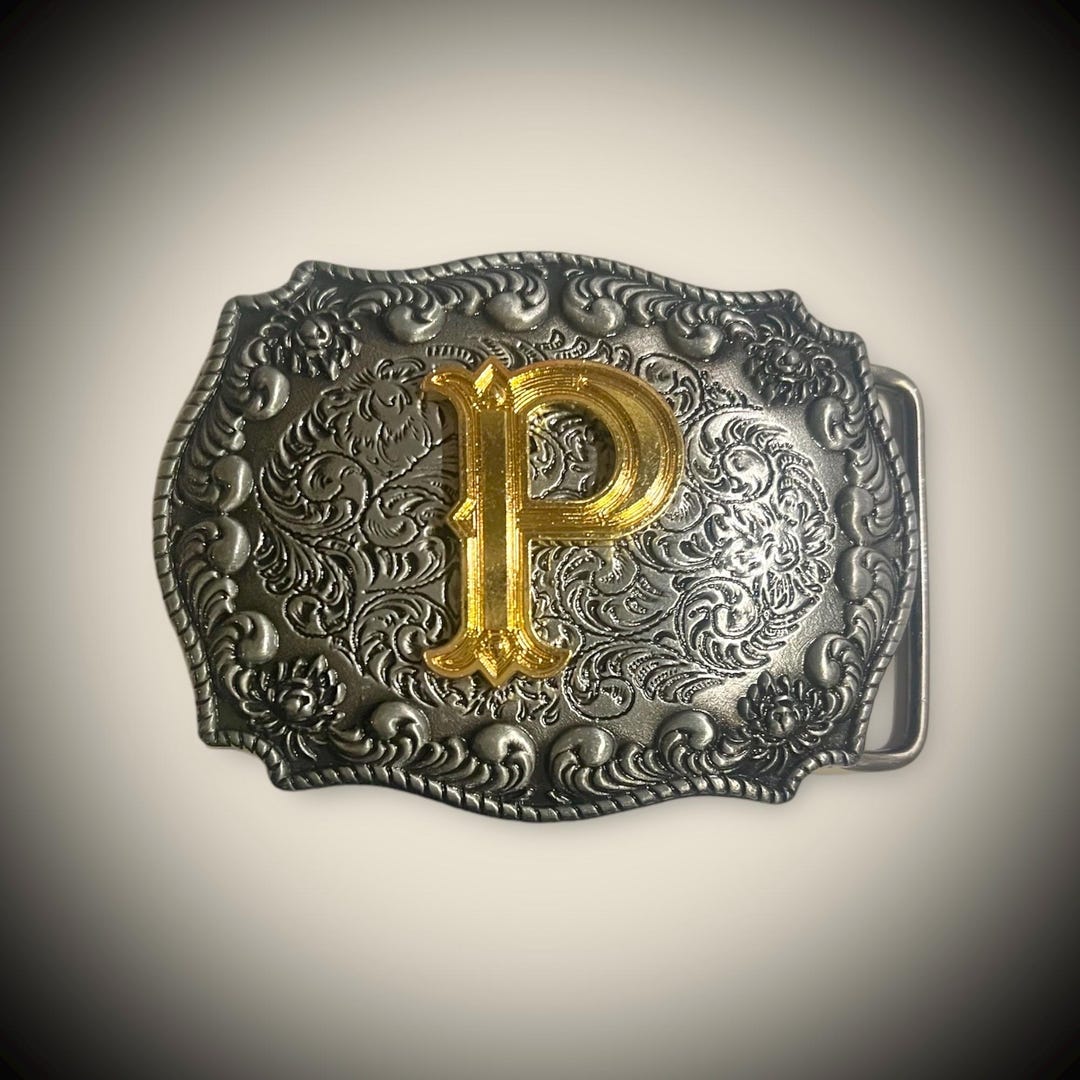 POST MALONE Fan Belt Buckle — the Cowboy Era - Etsy