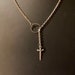 POST MALONE Inspired Sword Y-chain Necklace // circles - Etsy