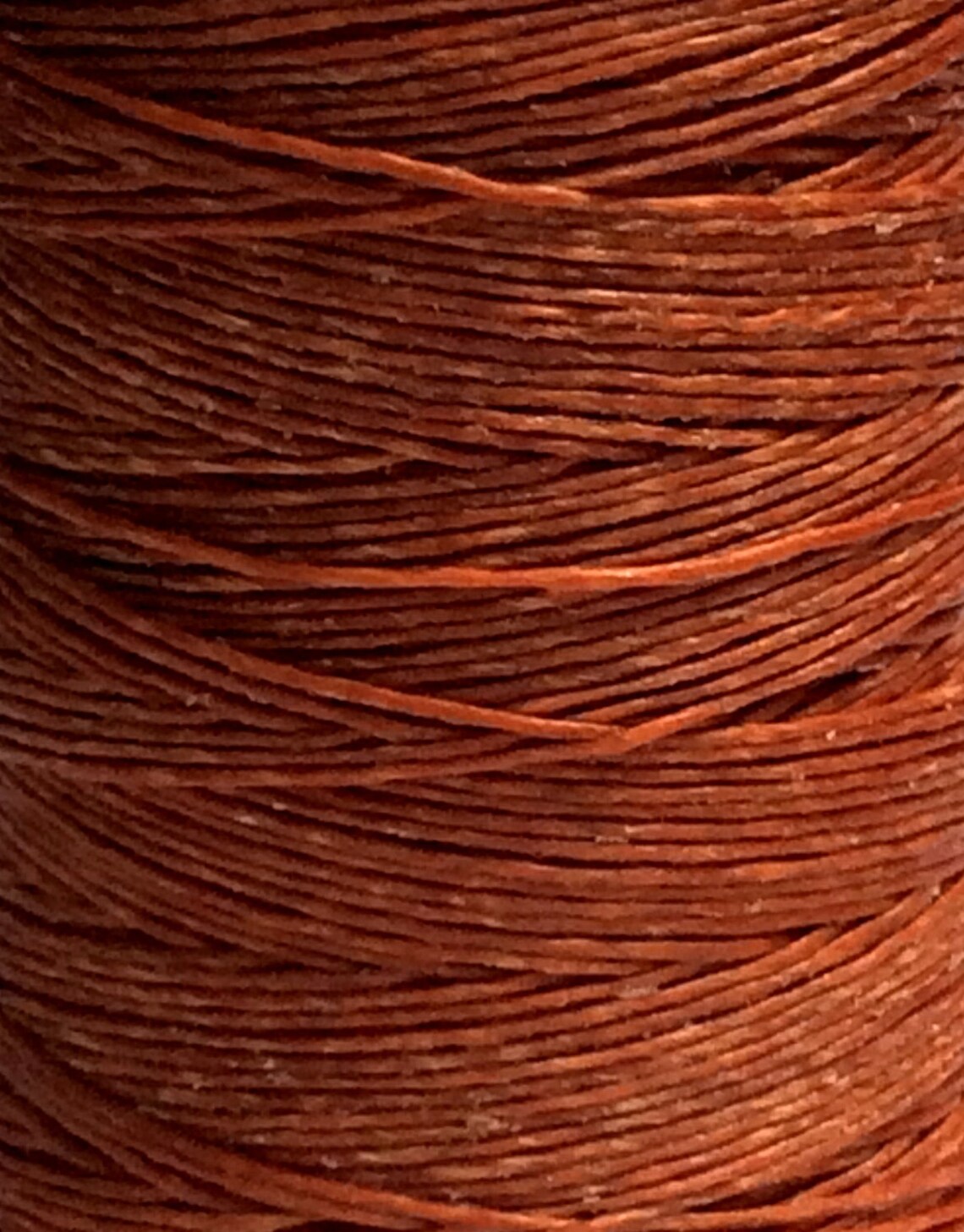 Rust Brown Waxed Cord Cotton Waxed Cord - Etsy
