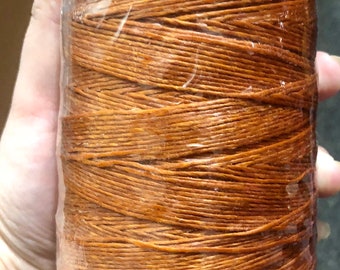 Rust Brown Waxed Cord Cotton Waxed Cord - Etsy