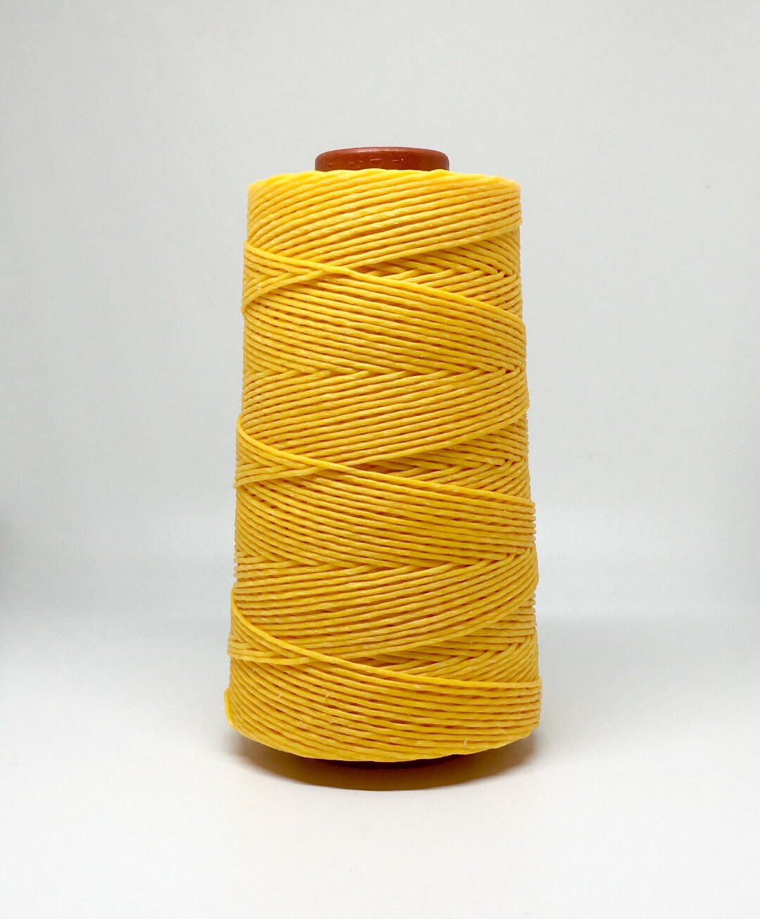 Yellow Waxed Nylon Cord - Macrame, Jewelry Making, Book Binding - Etsy