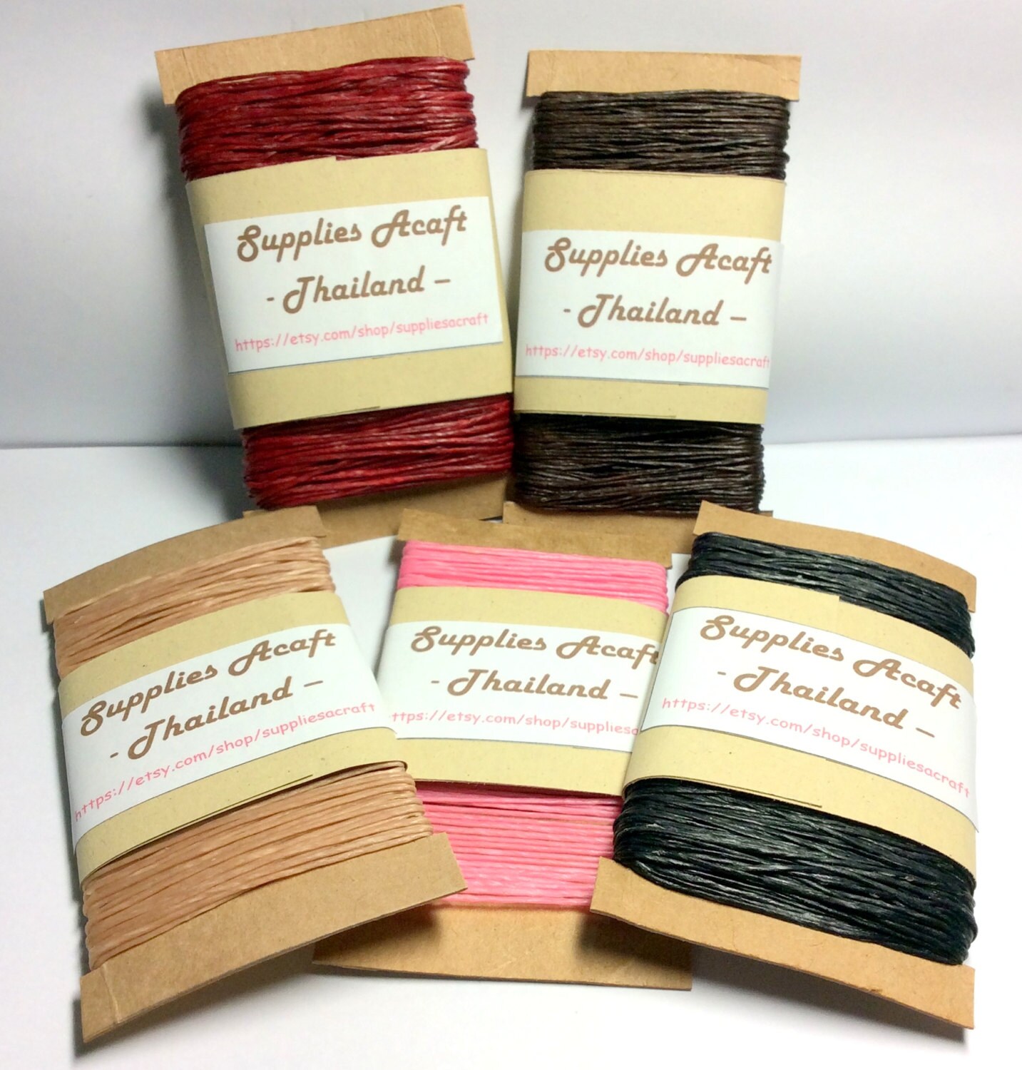 Rust Brown Waxed Cord Cotton Waxed Cord - Etsy