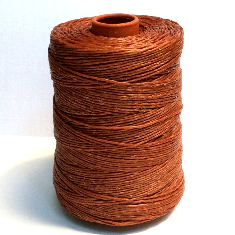 Rust Brown Waxed Cord Cotton Waxed Cord - Etsy