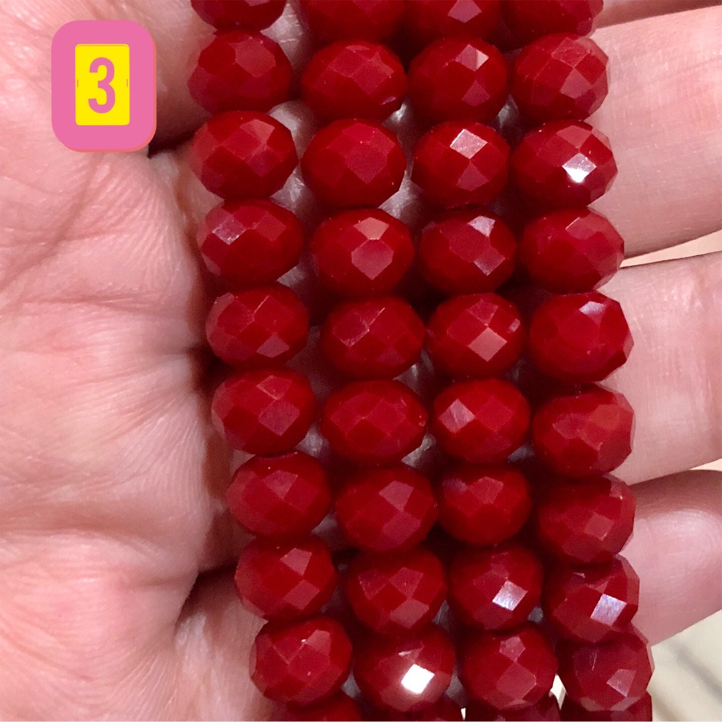 8 mm Crystal Faceted Beads Glass Crystal Beads Czech Glass | Etsy