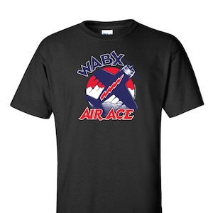 WABX T-shirt Detroit Radio Air Ace Logo - Etsy