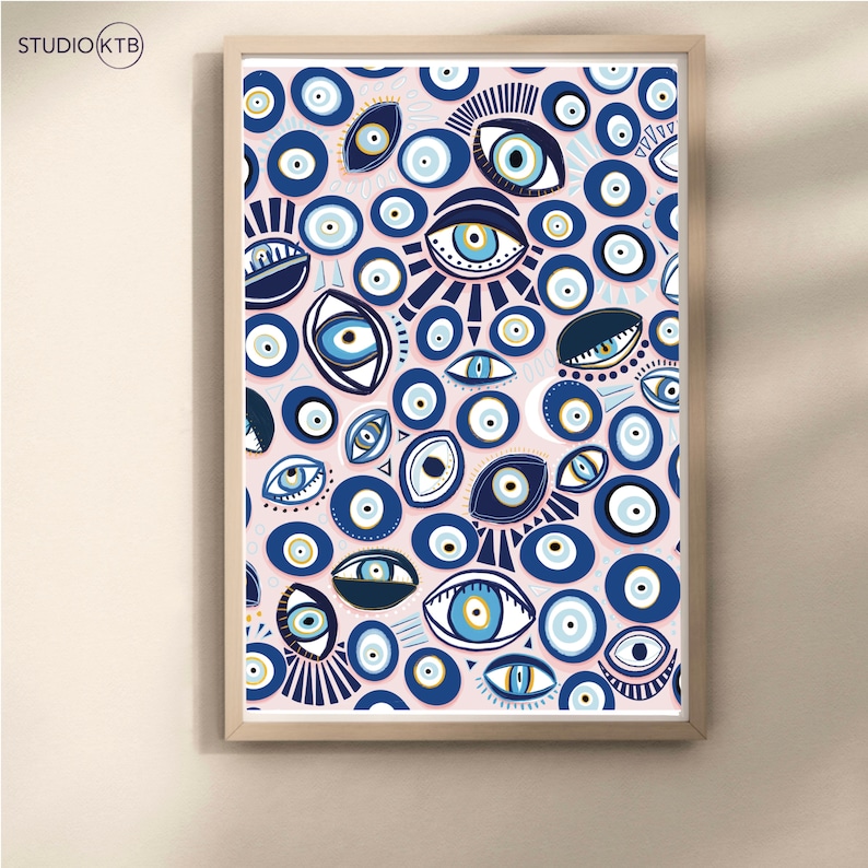 Evil Eye Poster Digital Print (instant Download, Multiple Sizes) - Etsy