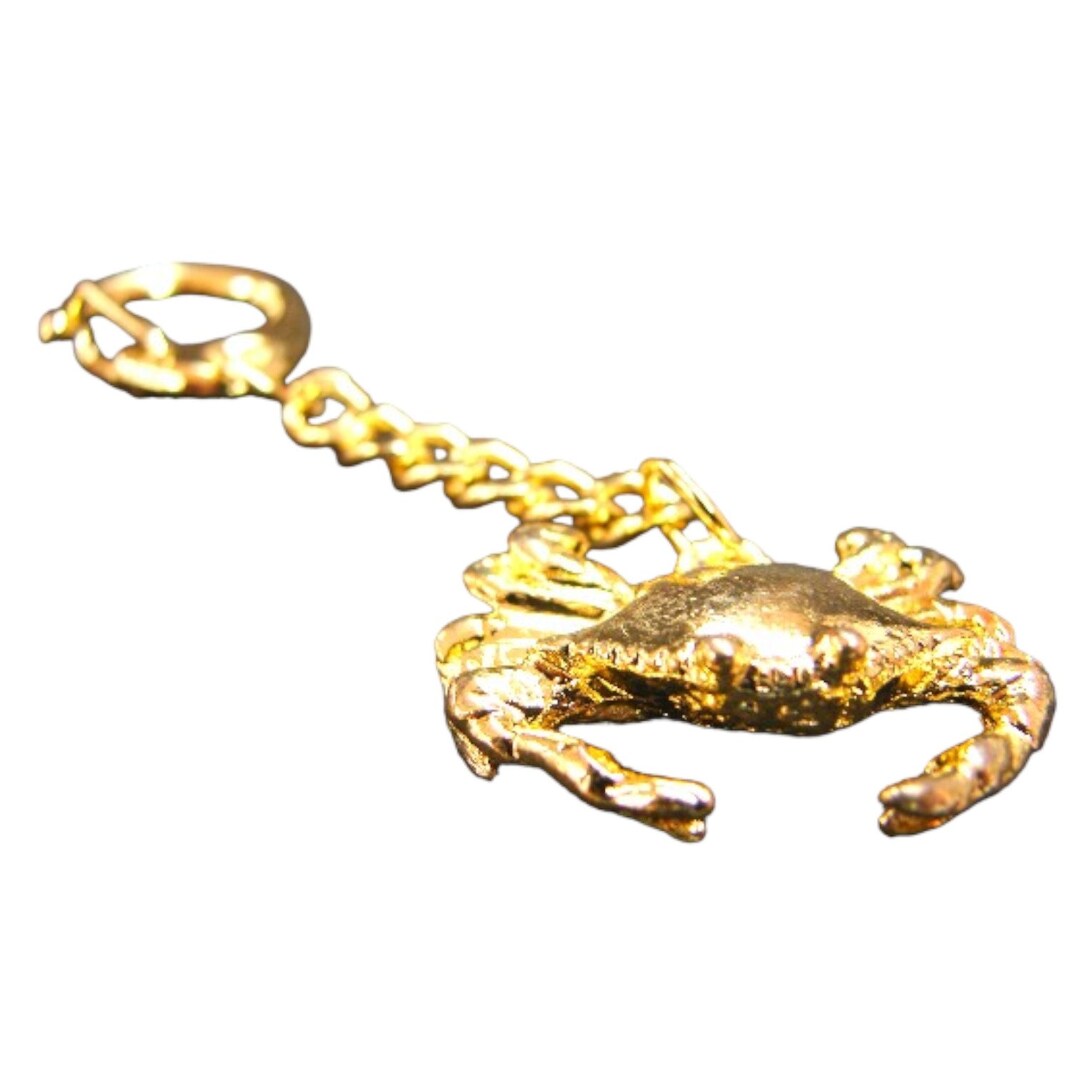 Feng Shui Crab Keychain - Etsy