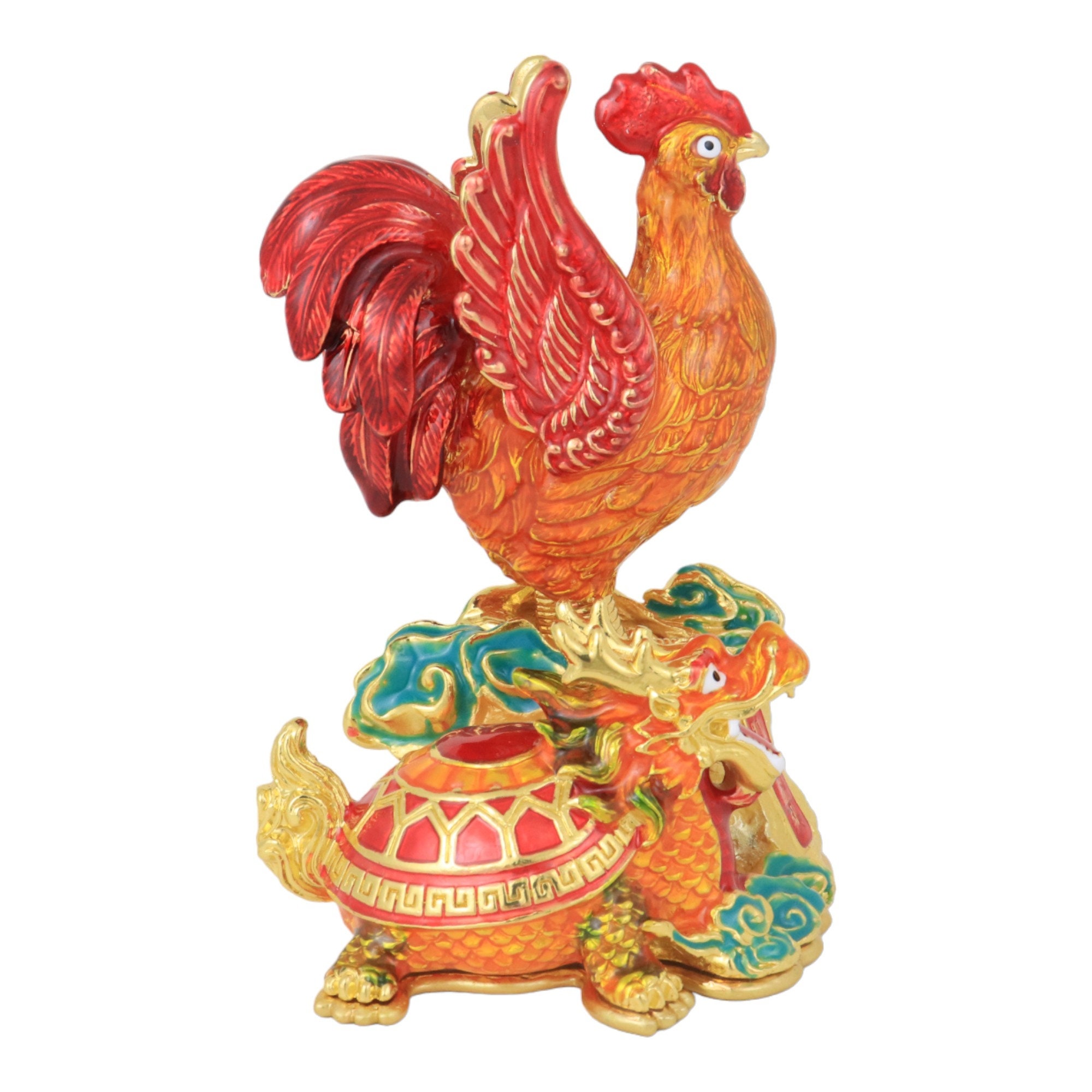 2024 Feng Shui Rooster With Dragon Tortoise - Etsy