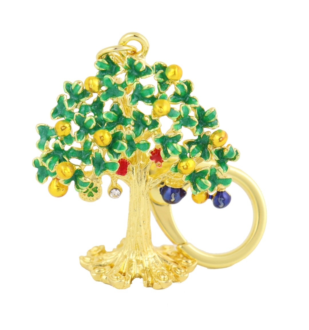 Feng Shui Activating Prosperity Wealth Money Tree Keychain Amulet - Etsy