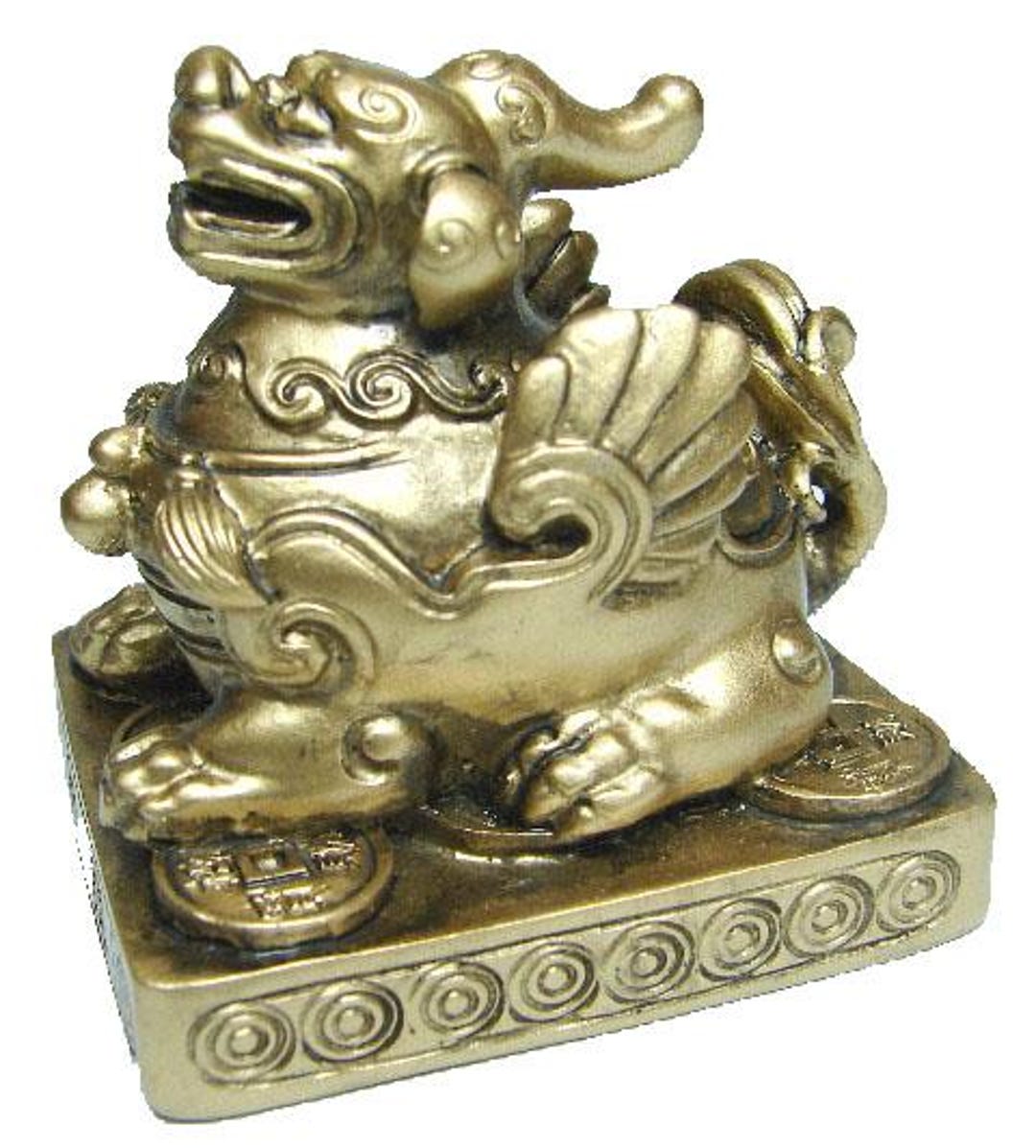 Feng Shui Golden Pi Yao/ Pi Xie/ Pi Sou Statues - Etsy