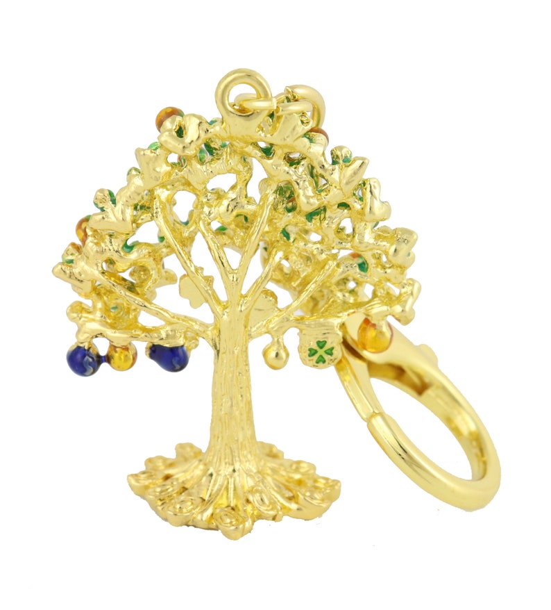 Feng Shui Activating Prosperity Wealth Money Tree Keychain Amulet - Etsy