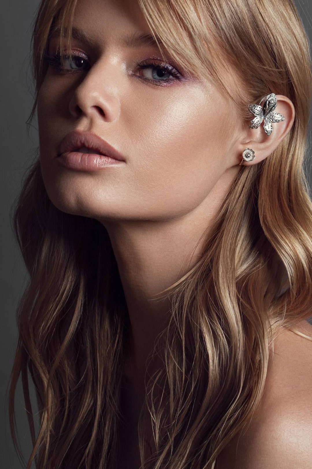 Silver Hand Crafted "orchard Fairie" Ear Cuff and Earrings Set - Etsy