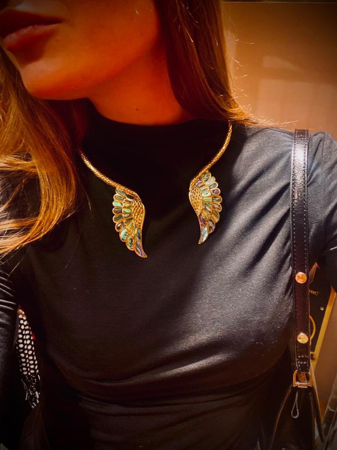 Unique Handcrafted Angel Wings Neck Choker With Natural Untreated ...