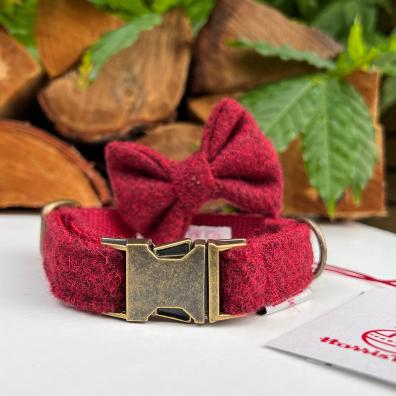 Red Tweed Dog - Etsy UK
