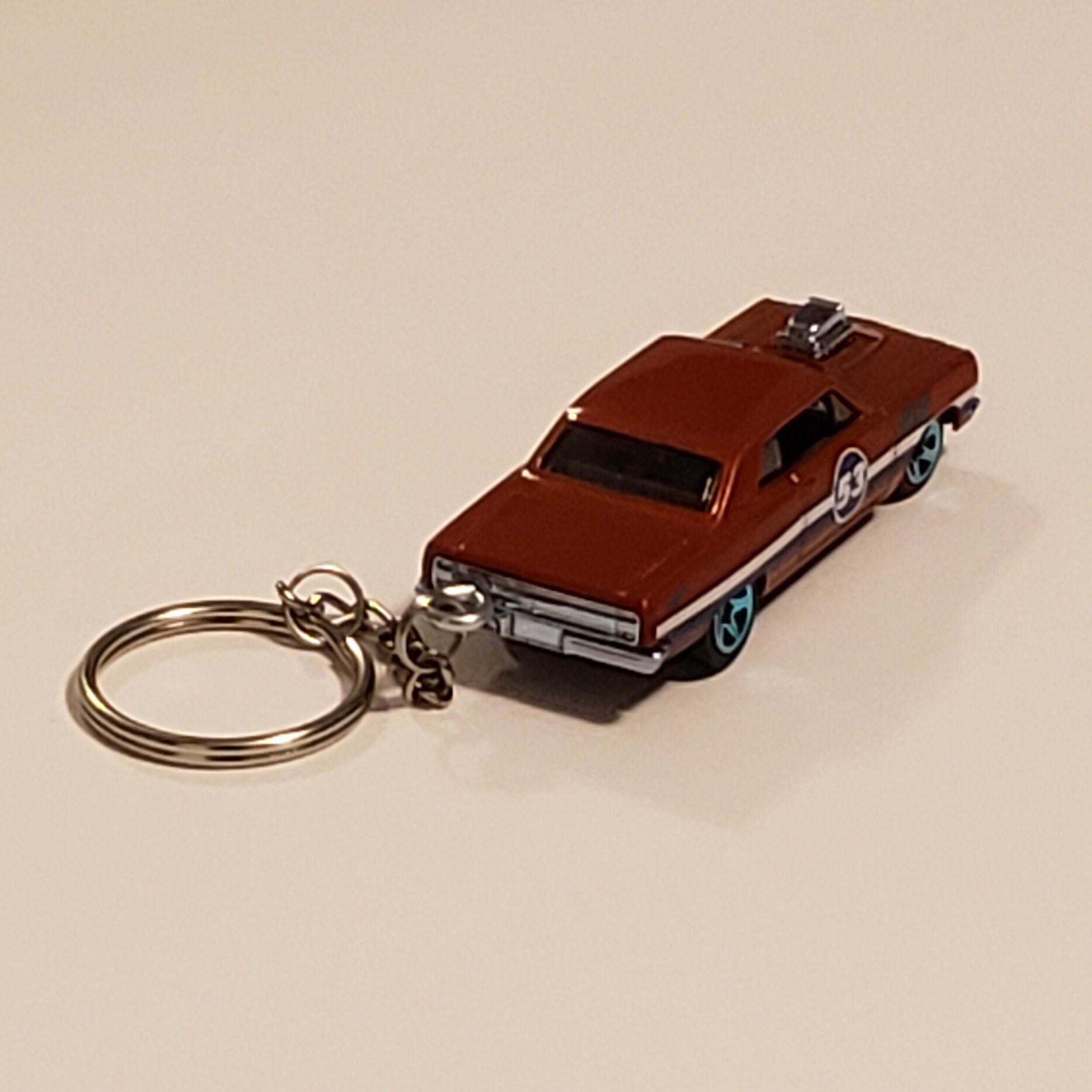 Hot Wheels 64 Chevelle SS Car Keychain / Chevelle Keyring - Etsy