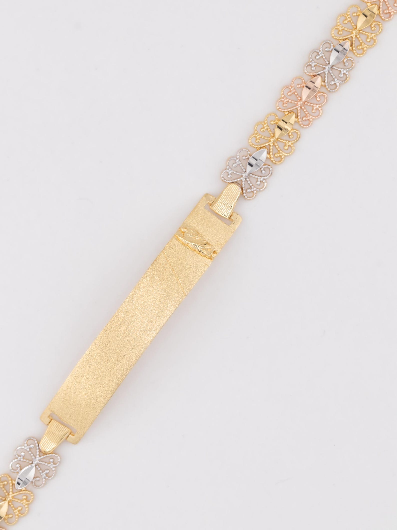 Gold Plated Sterling Silver San Judas Engravable Esclava Bracelet ...