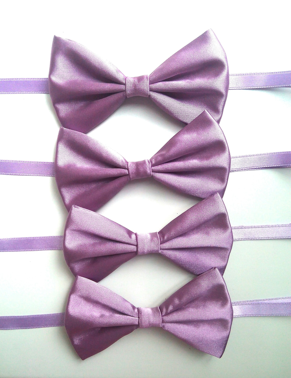 Pastel Satin Bow Ties and Suspenders. Peach Bow Tie and Suspenders ...