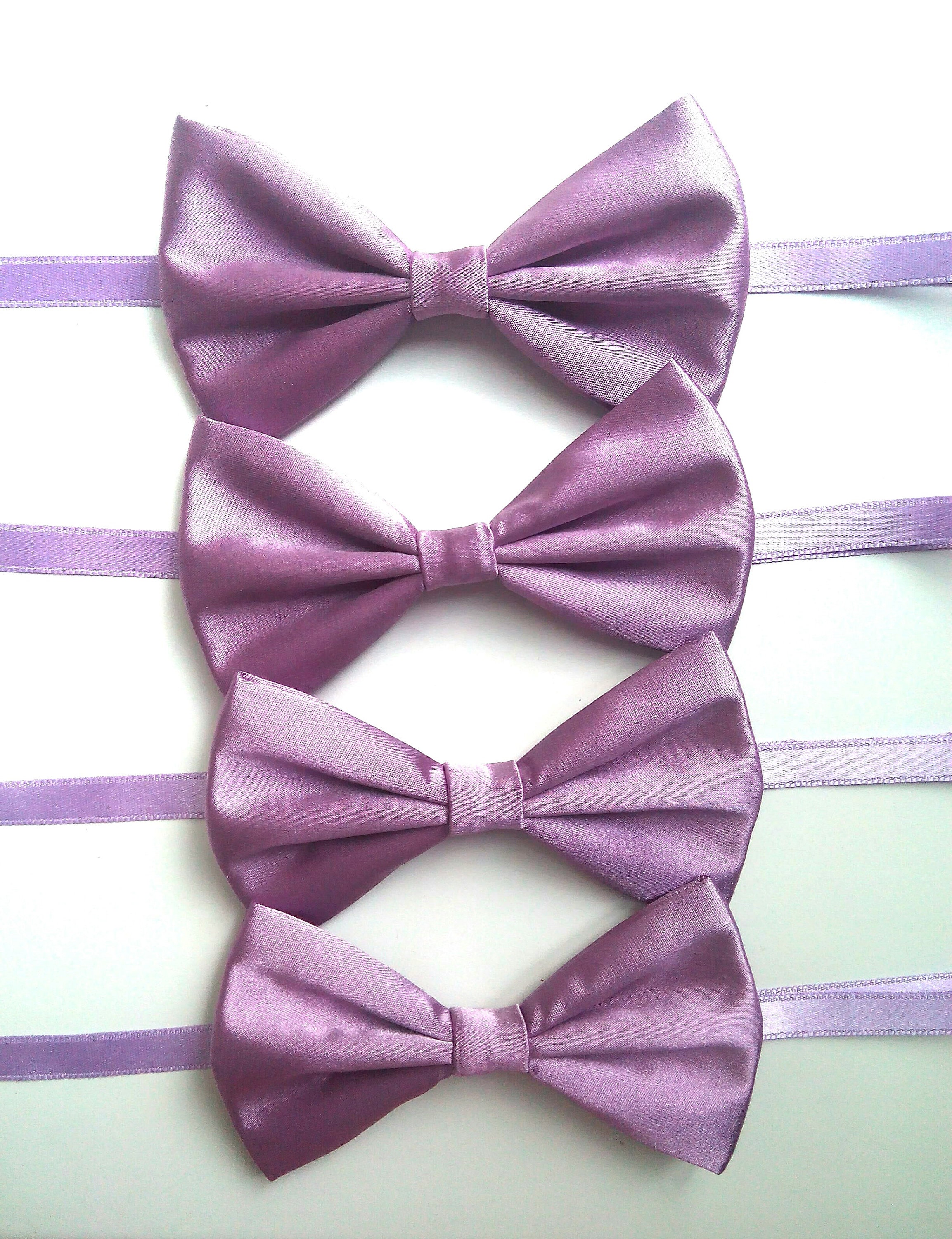 Pastel Satin Bow Ties and Suspenders. Peach Bow Tie and Suspenders ...