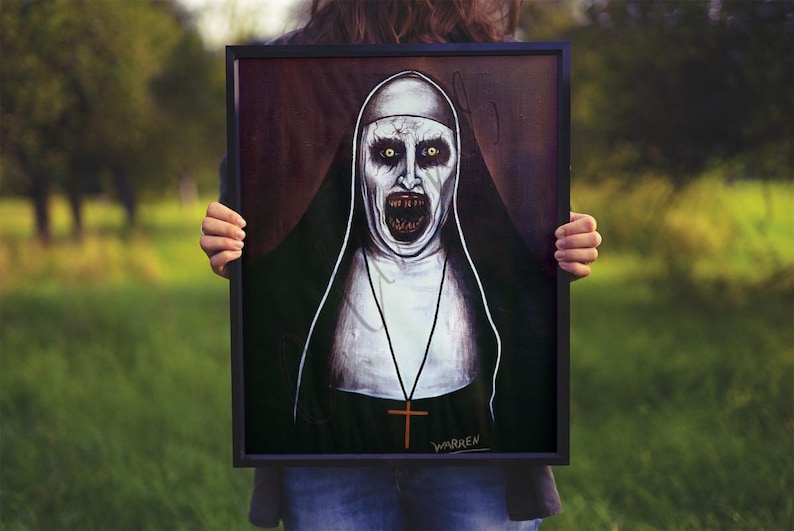 Picture of the Nun / Valak / HORROR / Scream Version - Etsy