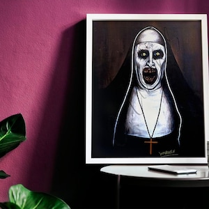 Picture of the Nun / Valak / HORROR / Scream Version - Etsy