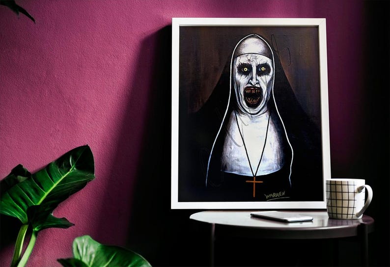 Picture of the Nun / Valak / HORROR / Scream Version - Etsy
