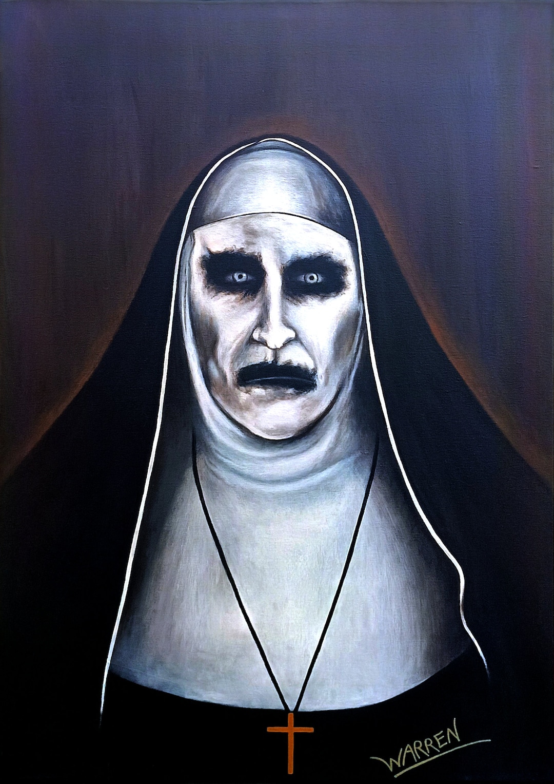 Full-scale Painting of the Nun - Etsy UK
