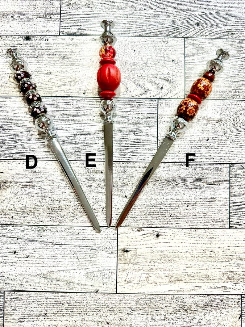 Beaded Letter Openers, Office Supply, Luxury Letter Opener - Etsy