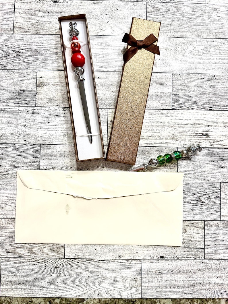 Beaded Letter Openers, Office Supply, Luxury Letter Opener - Etsy