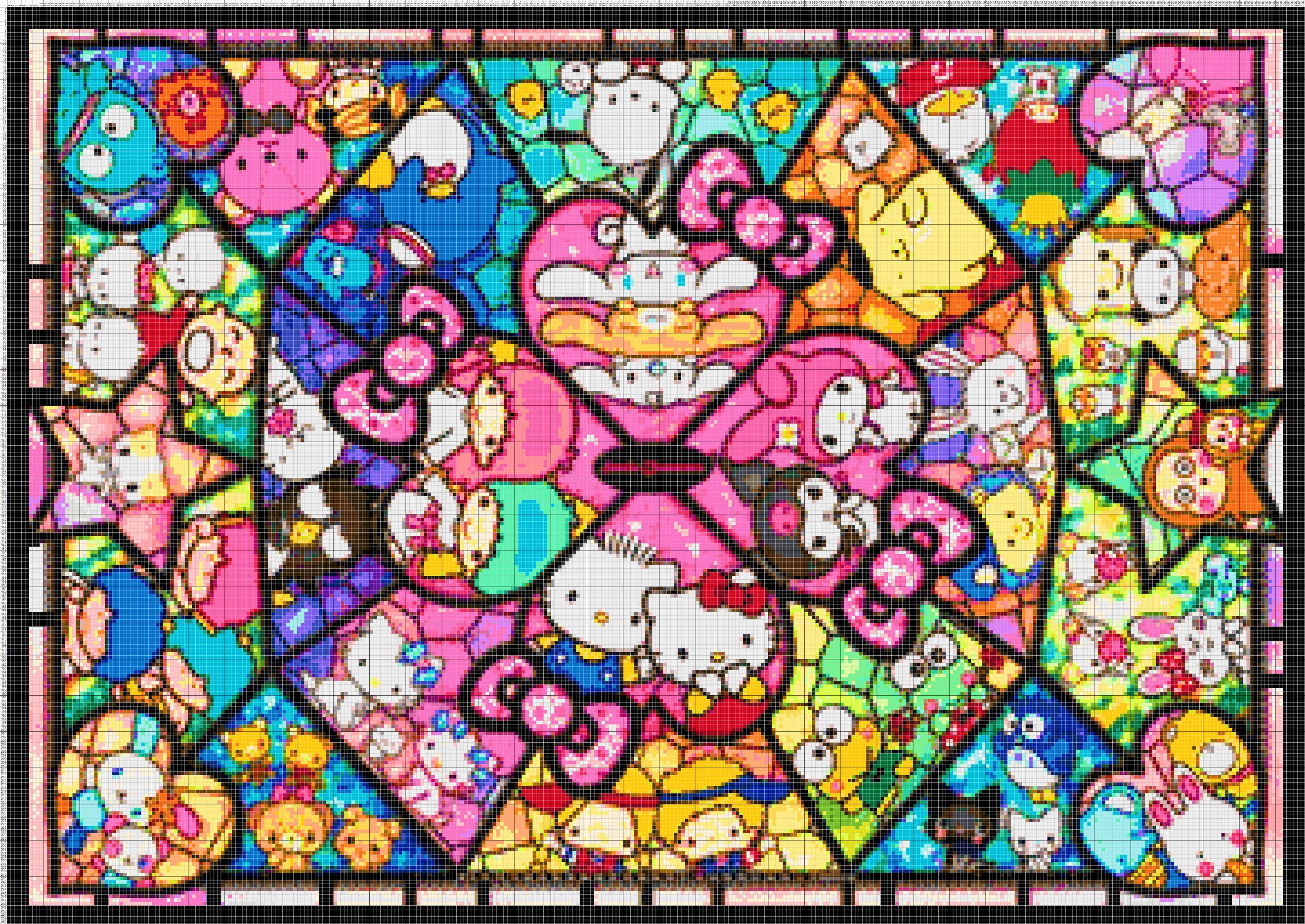Cross Stitch Pattern Maker Hello Kitty