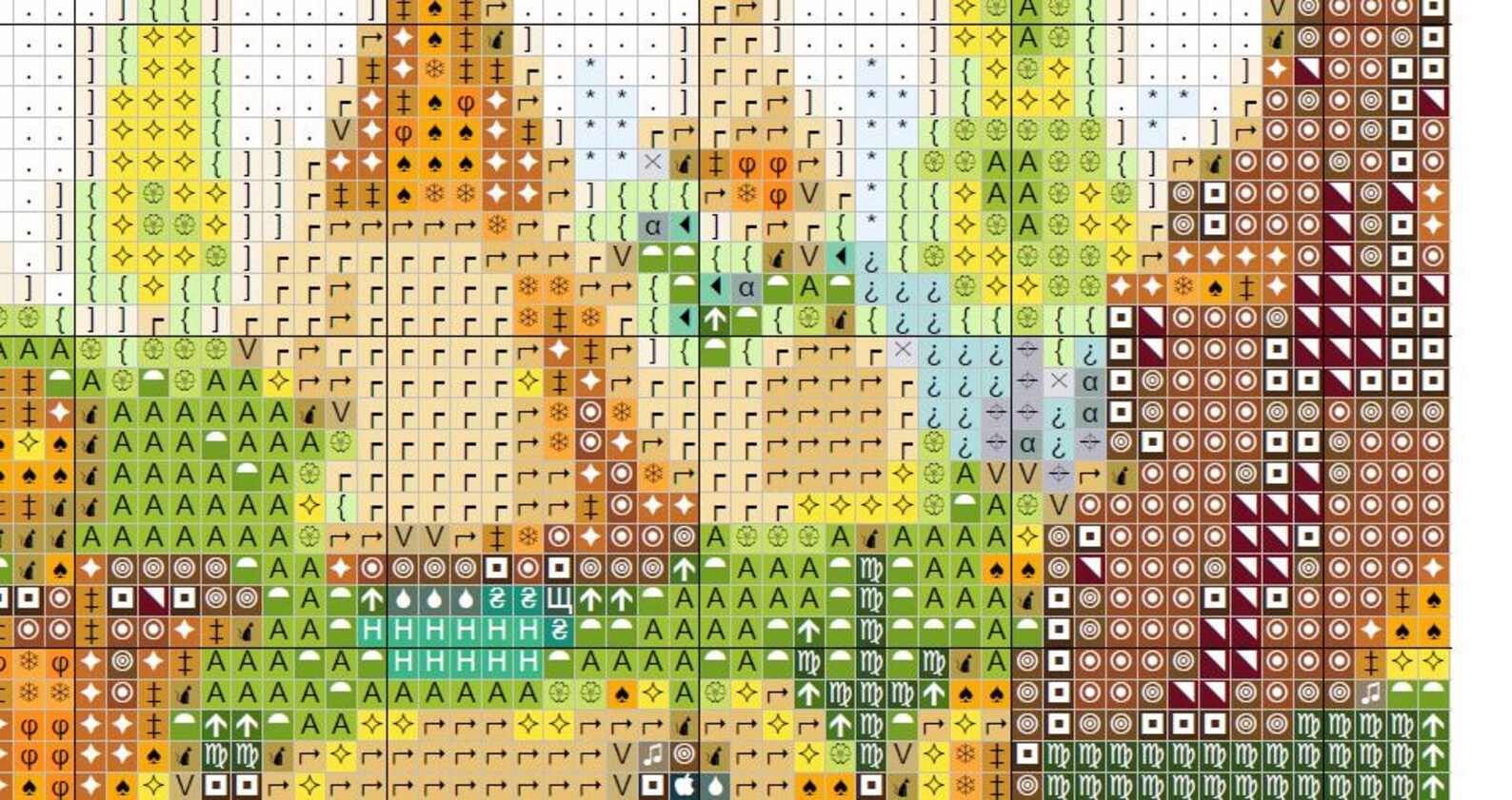 Magic Kingdom Map Art 086 Modern Cross Stitch Pattern Counted Cross ...