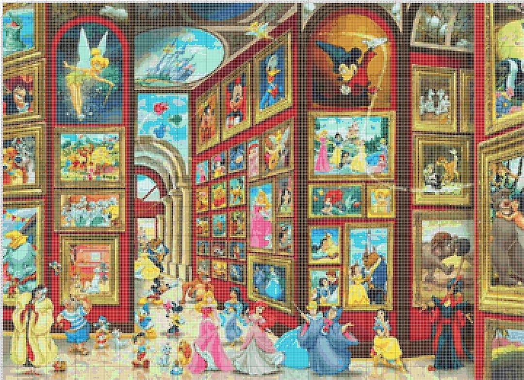 Cross Stitch Pattern Cartoon Characters Fairy Tale Cross Stitch 530 ...