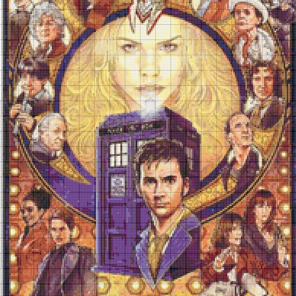 Doctor Who Cross Stitch - Etsy