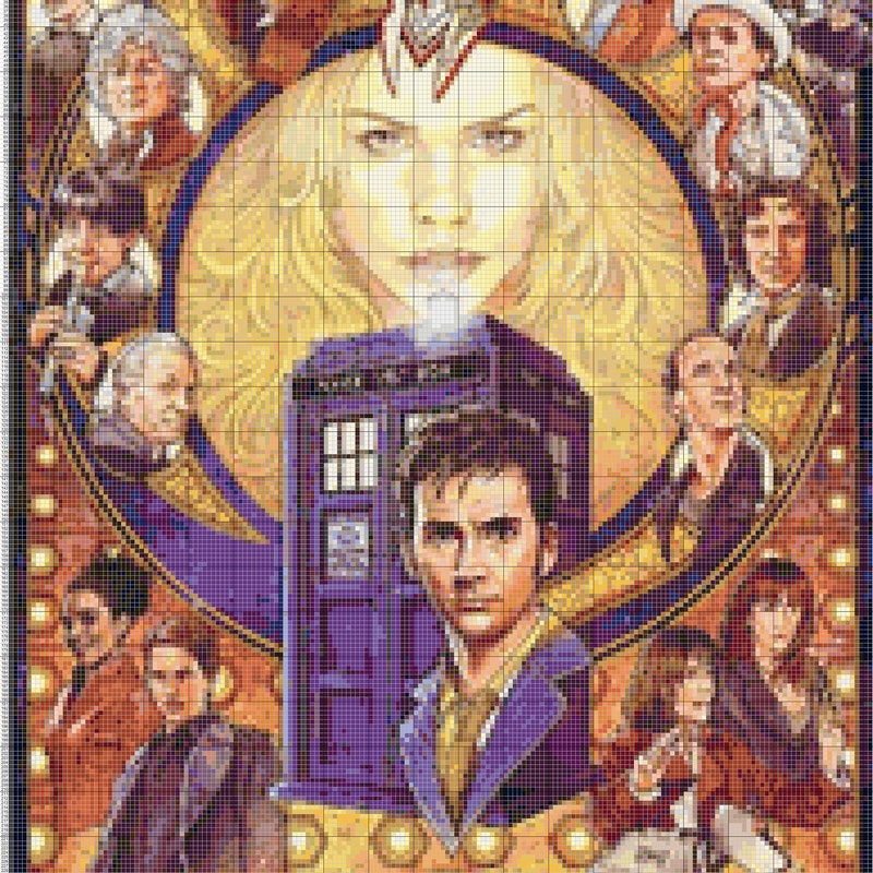 Doctor Who Cross Stitch - Etsy