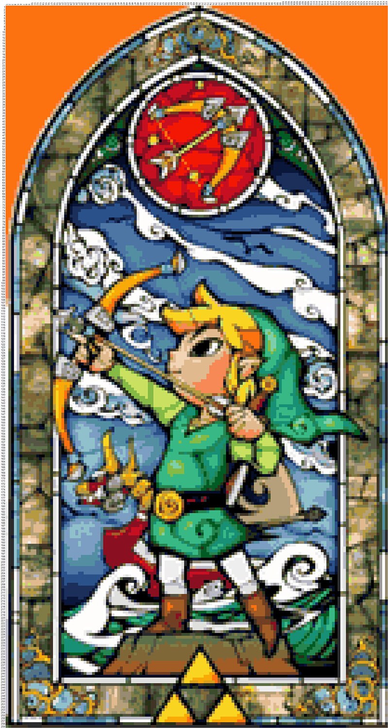 The Legend of Zelda 143 Cross Stitch Pattern Counted Cross | Etsy