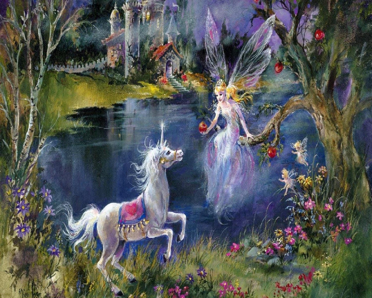 Magical Land With Unicorns