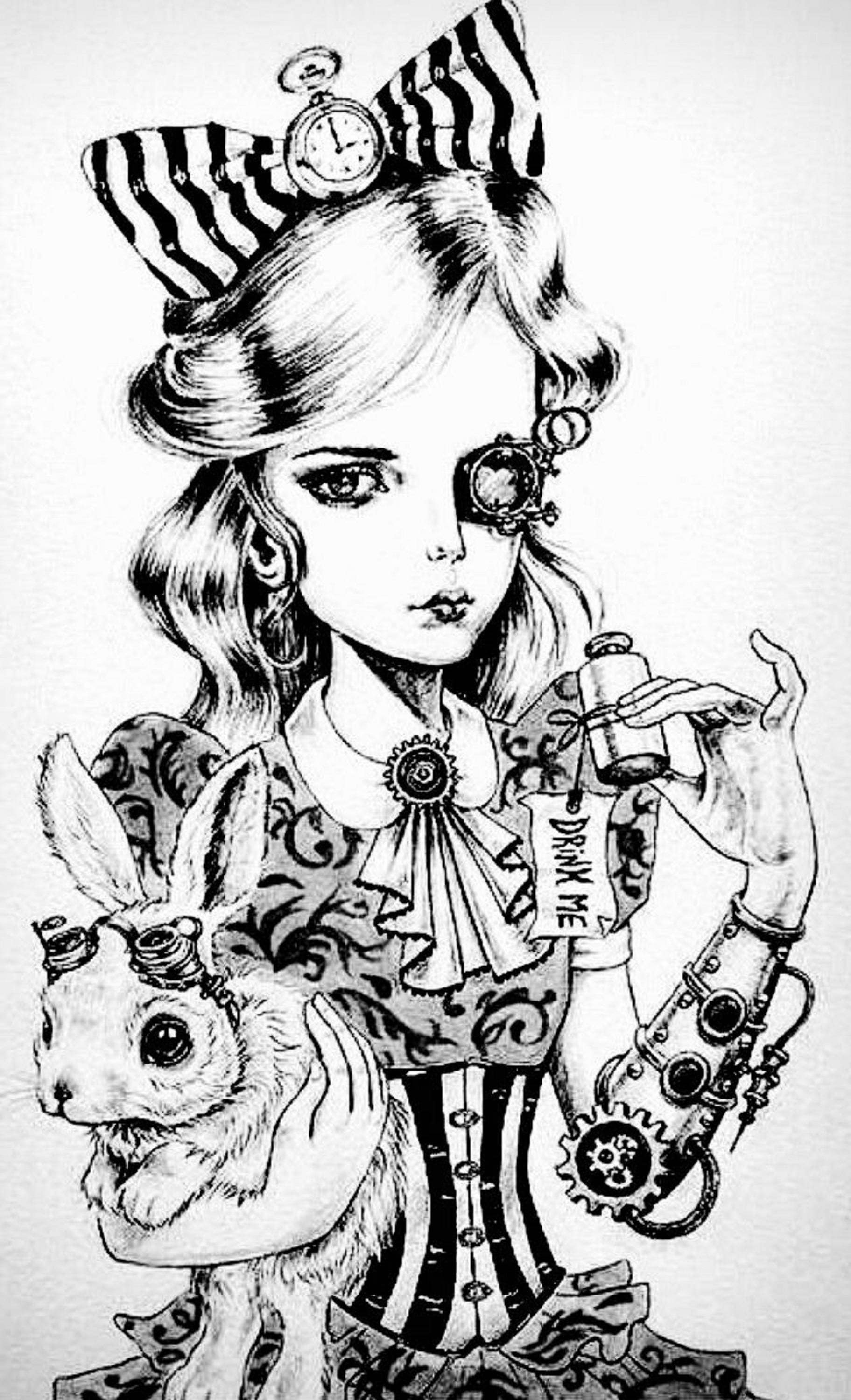 Steampunk Alice In Wonderland
