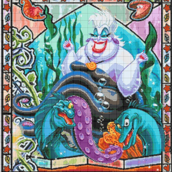 Ursula Cross Stitch Pattern - Etsy