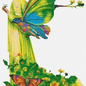 DIY Cross Stitch Set Four Seasons Fairy Winter Spring Summer Autumn ...