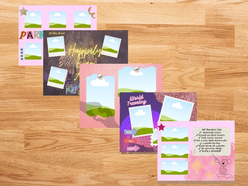 16 Page DCP Photo Book Template - Etsy