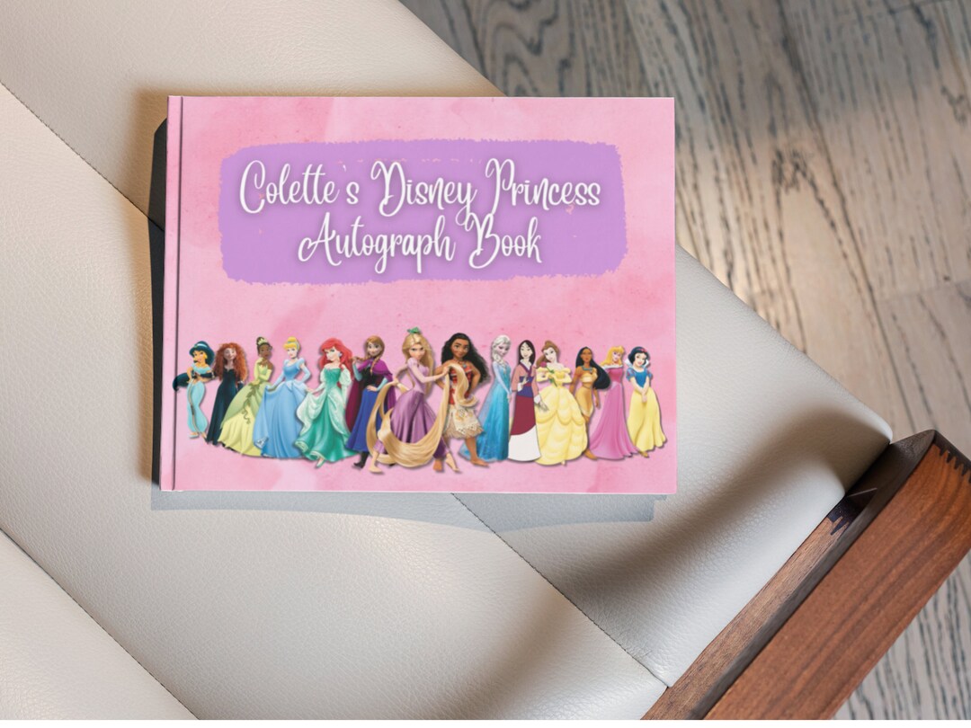 Customizable Princess Autograph Book - Etsy