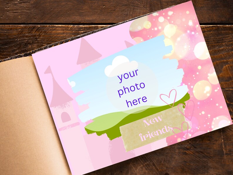 16 Page DCP Photo Book Template - Etsy