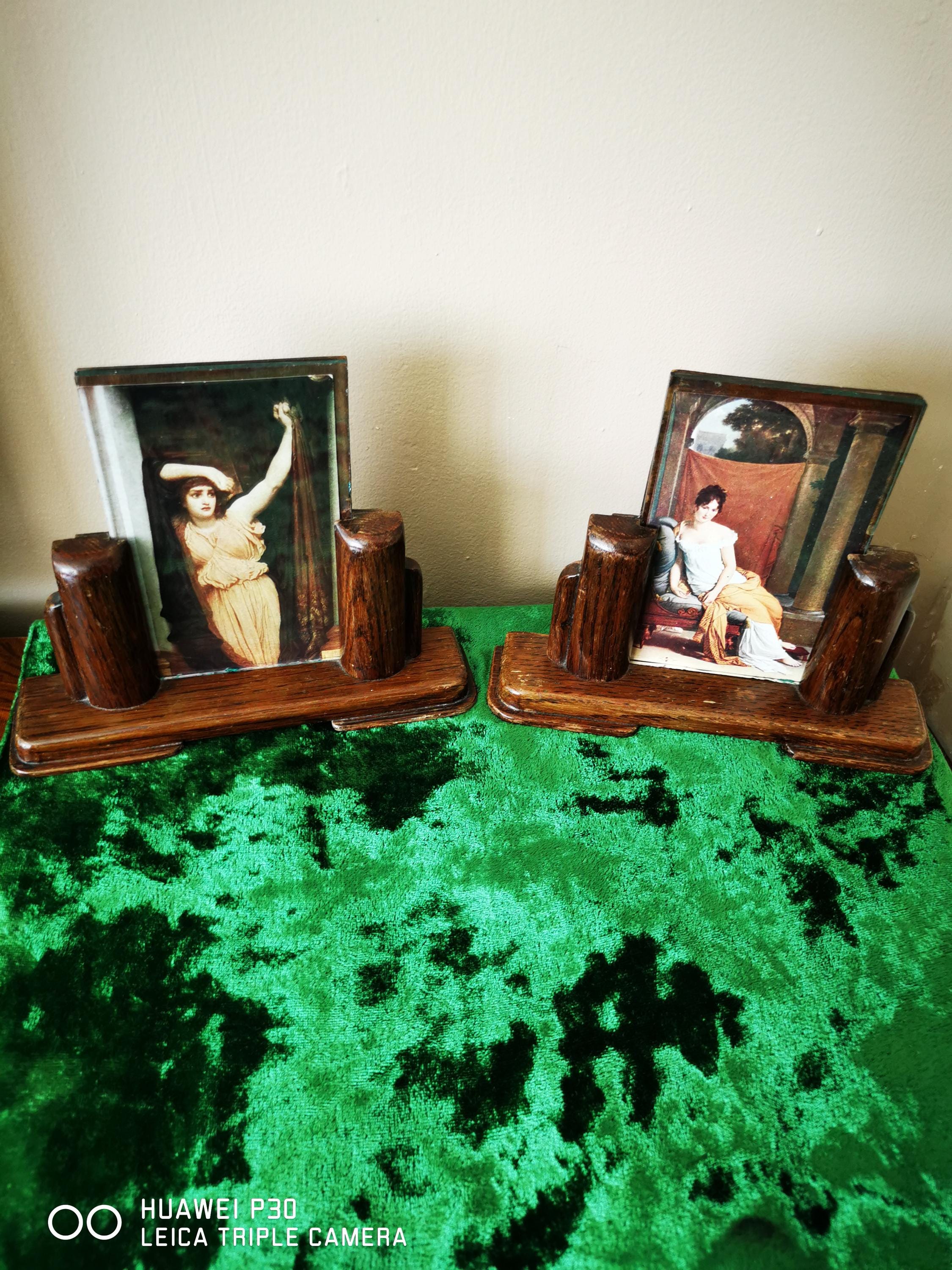 Stylish Vintage 1940's Wooden Frames. - Etsy