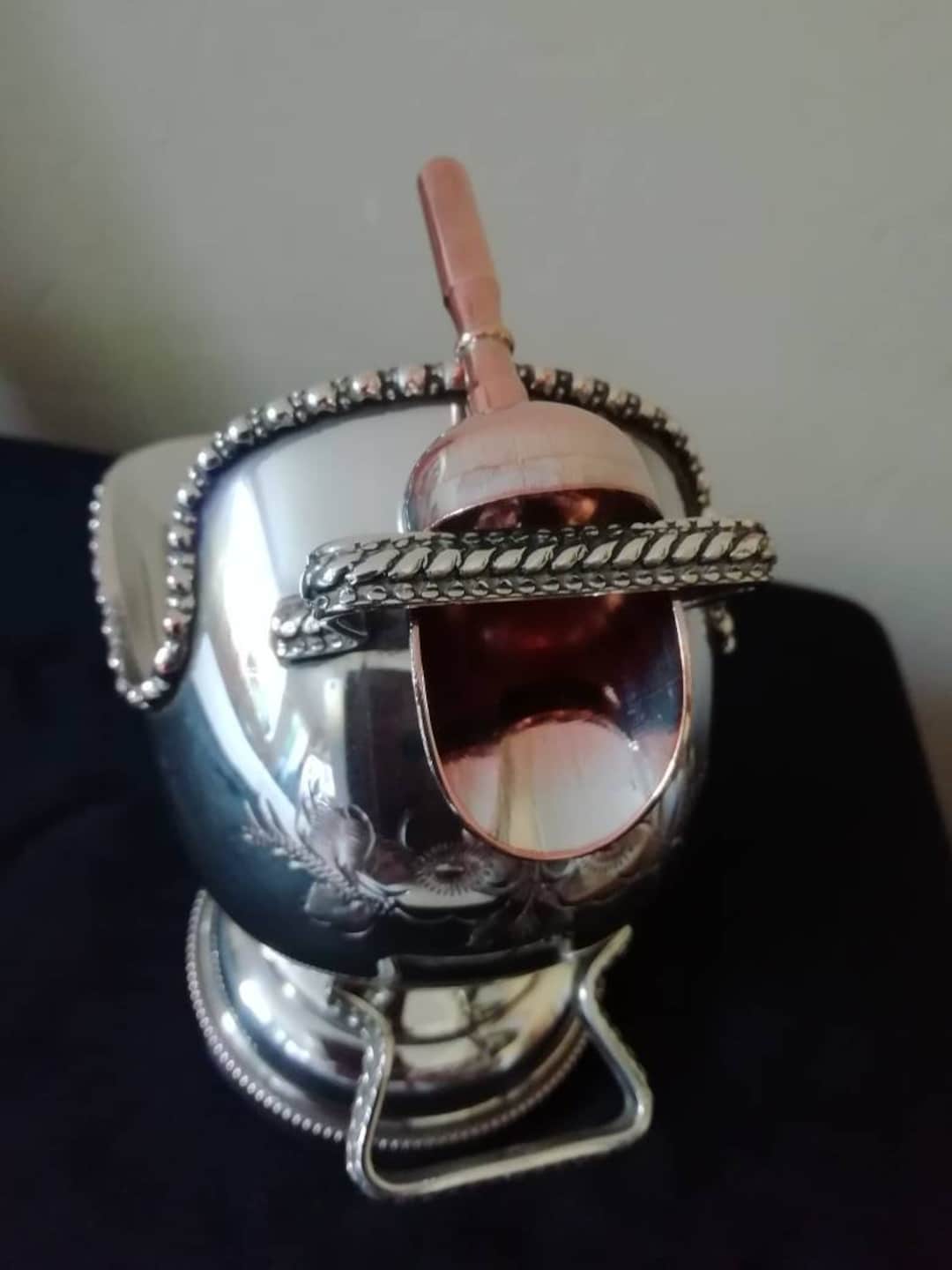 Silver Plated Coal Scuttle Shaped Sugar Bowl. - Etsy UK