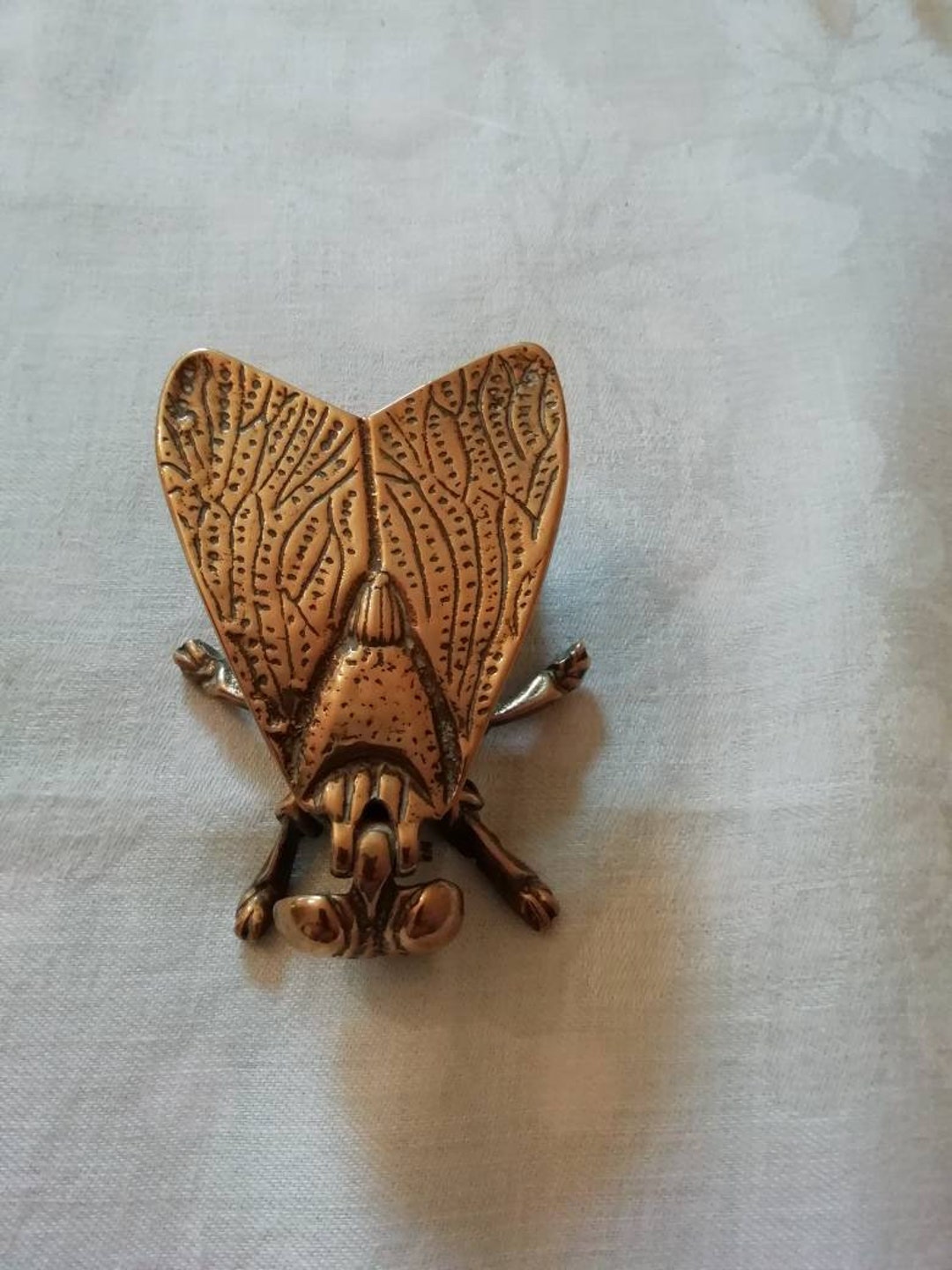 Brass Fly Trinket Box Unusual Dish Good Detail Solid Brass - Etsy