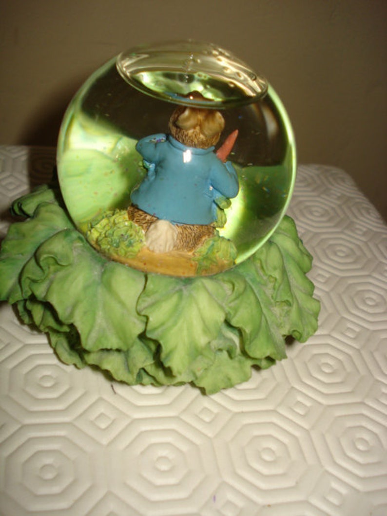Peter Rabbit Eating Radish Mini Water Ball. - Etsy