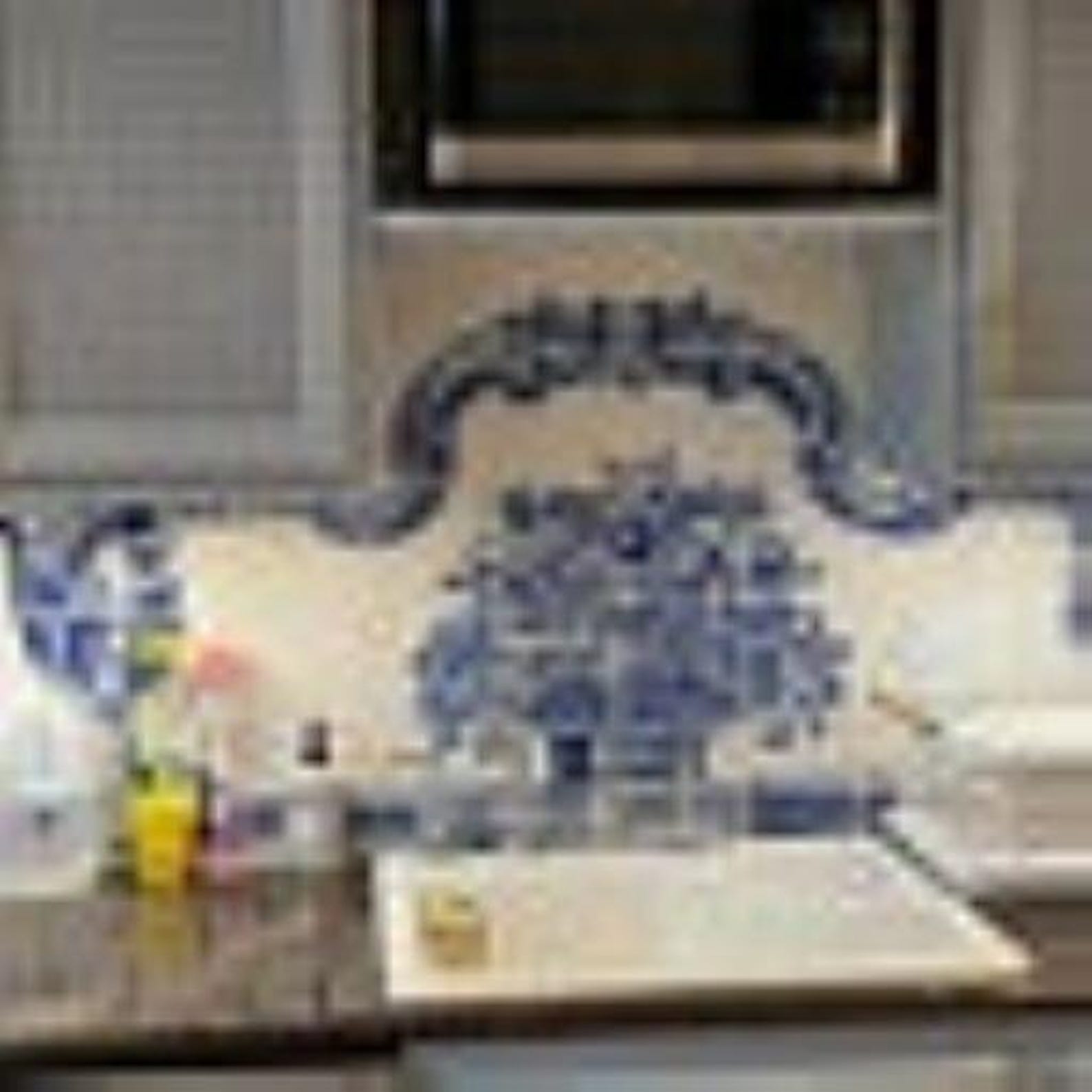 Traditional Portuguese Blue and White Hand Painted Kitchen Mural - Etsy
