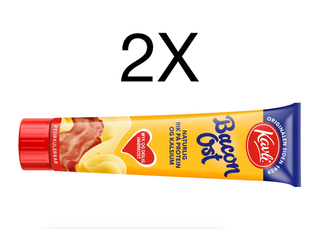 Kavli Norwegian Bacon Cheese Spread Ost Baconost 2x175g - Etsy