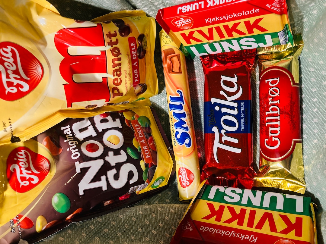 Norwegian Candy Mix #9 Smil Troika Gullbrød M Non Stop Kvikk Lunsj - Etsy