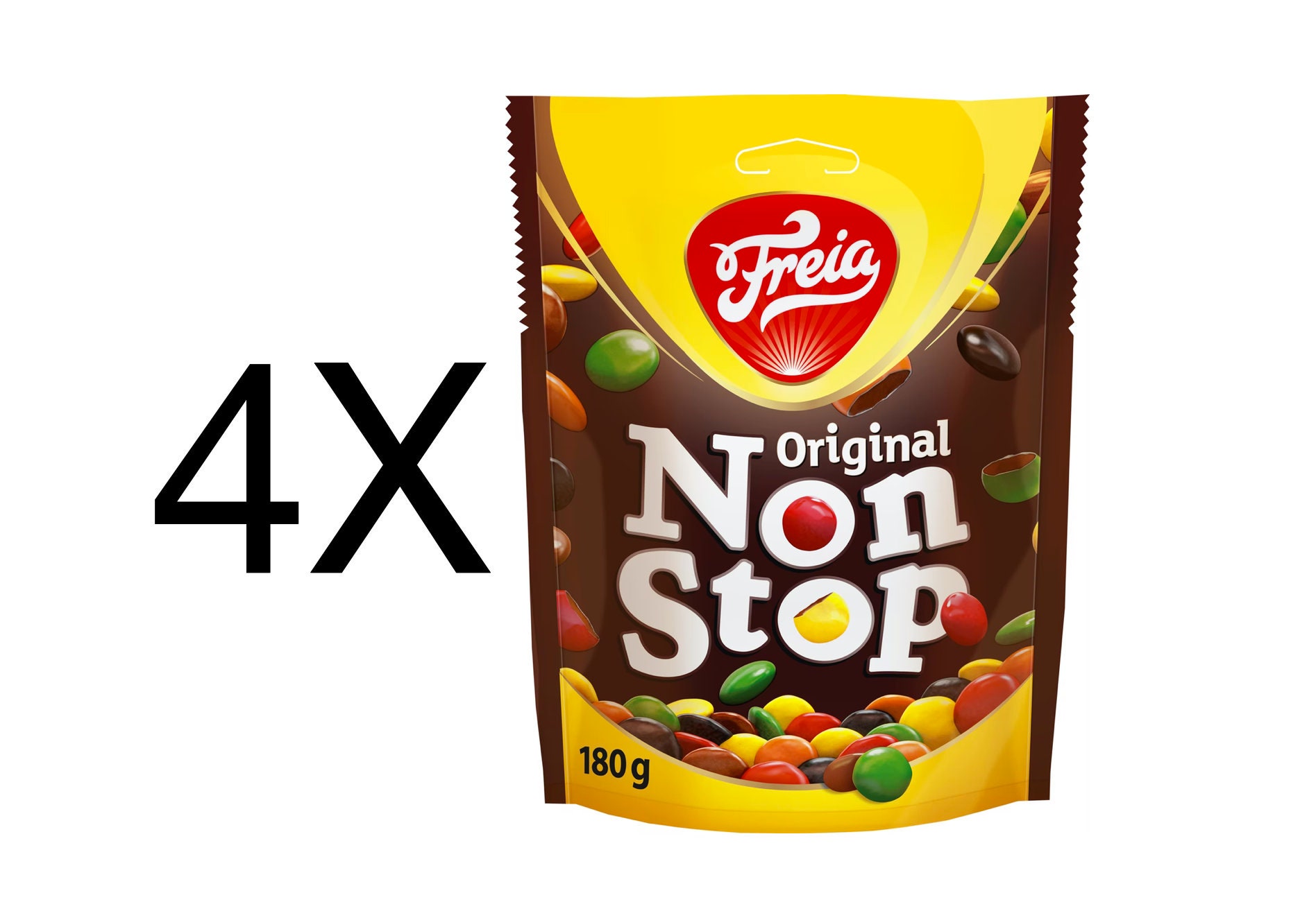Freia Non Stop Norwegian Chocolate 4x150g - Etsy